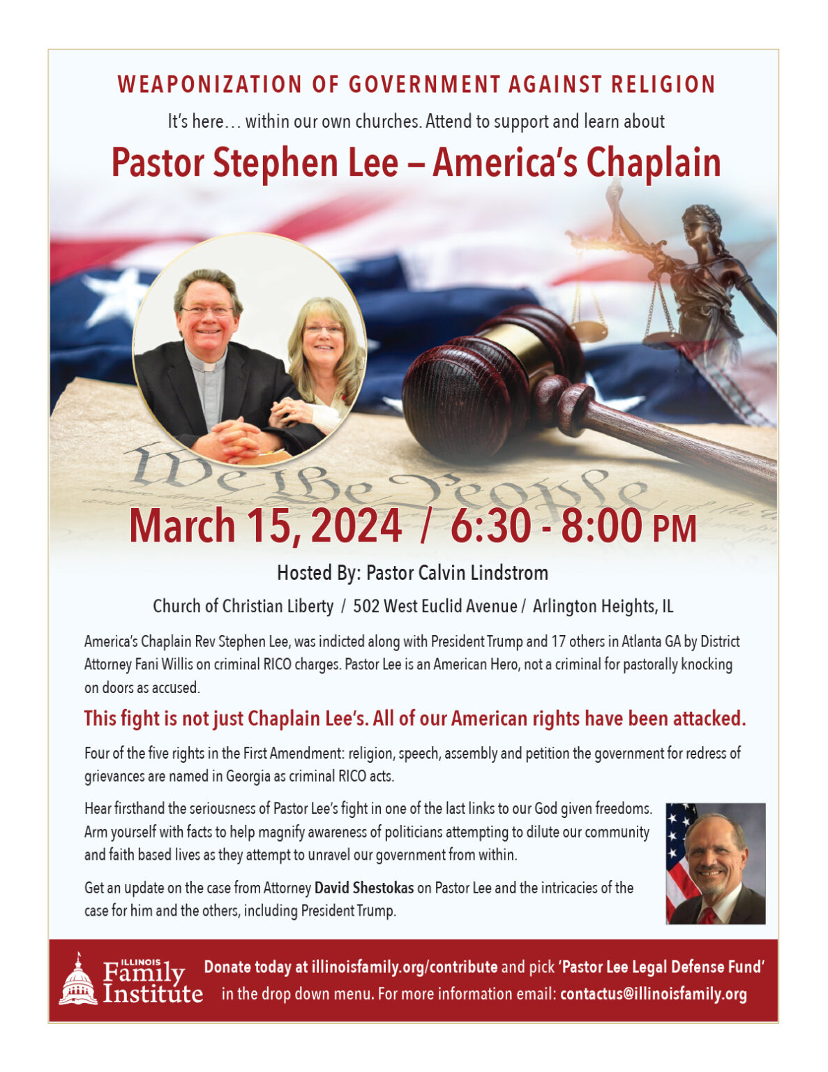 America's Chaplain: The Fight for the First Amendment - Illinois Family ...